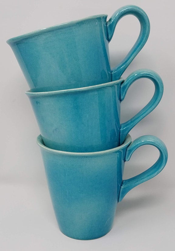 turquoise mugs jane cox | Saltbox gallery